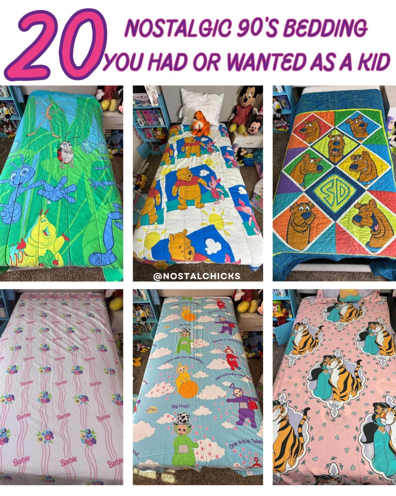 20 NOSTALGIC 90’S BEDDING YOU HAD OR WANTED AS A KID - Nostalchicks