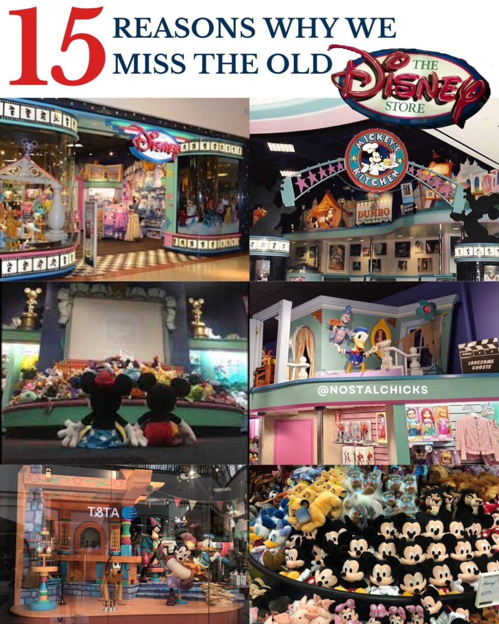 15 REASONS WHY WE MISS THE OLD DISNEY STORE - Nostalchicks